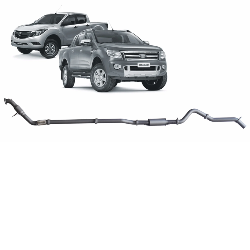 Redback - 4x4 Extreme Duty Exhaust for Ford Ranger (01/2011 - 09/2016 ...