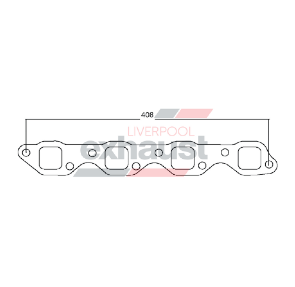 Holden V8 EFI Heads Big Square Port 8 Cyl Gasket – Liverpool Exhaust