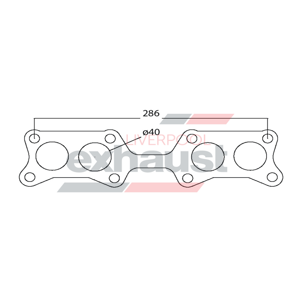 Nissan/Datsun KA24E 4 Cyl Gasket – Liverpool Exhaust