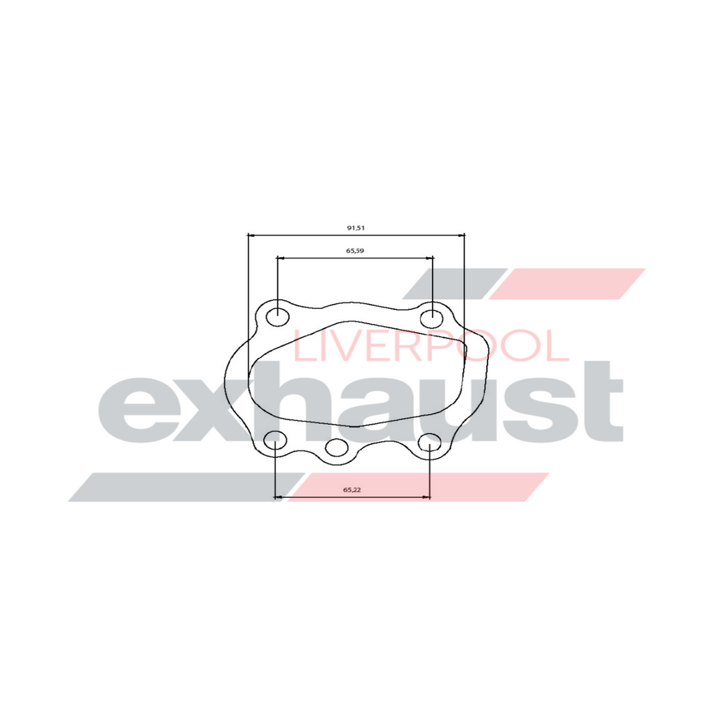 300ZX Rear Turbo Gasket – Liverpool Exhaust