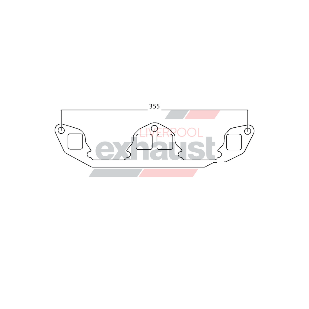 Hurricane - Nissan/Datsun A12 A14 A15 4 Cyl Head Flange – Liverpool Exhaust