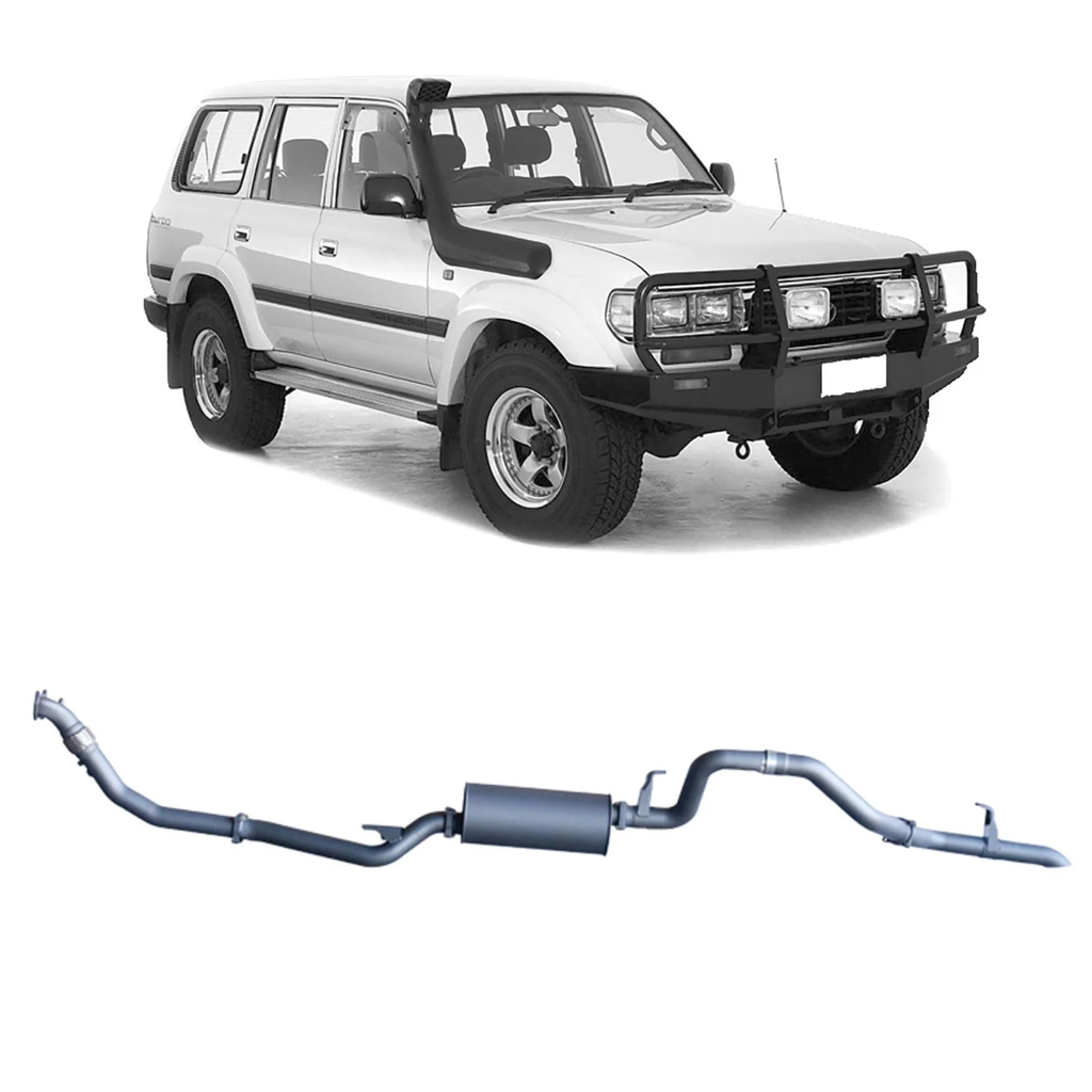 Redback - 4x4 Extreme Duty Exhaust for Toyota Landcruiser 80 Series Wa ...
